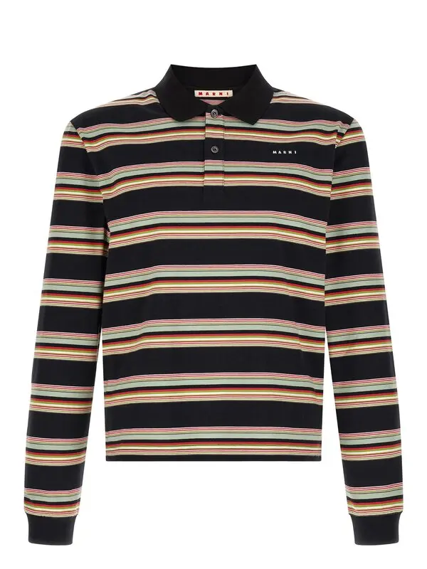 Marni Striped Polo Shirt - Multicolor