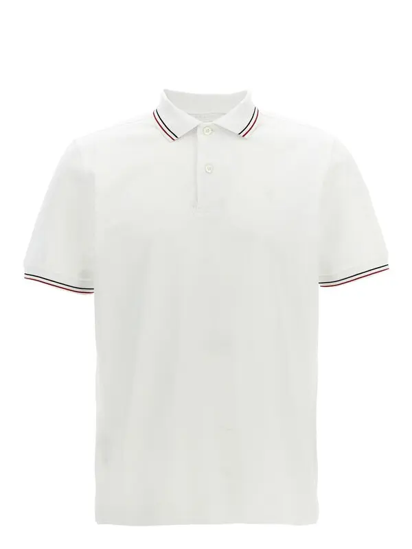 Prada Piqué Polo Shirt - White