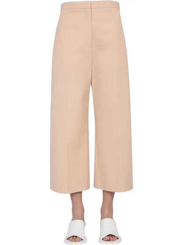 JIL SANDER Cropped Trousers - Pink