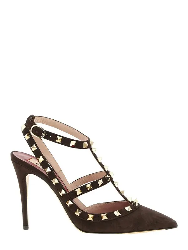Valentino Garavani Rockstud' Pumps - Brown