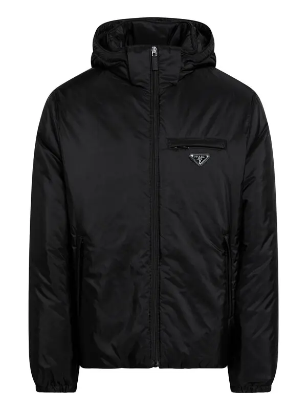 Prada Re-nylon Down Jacket - Black