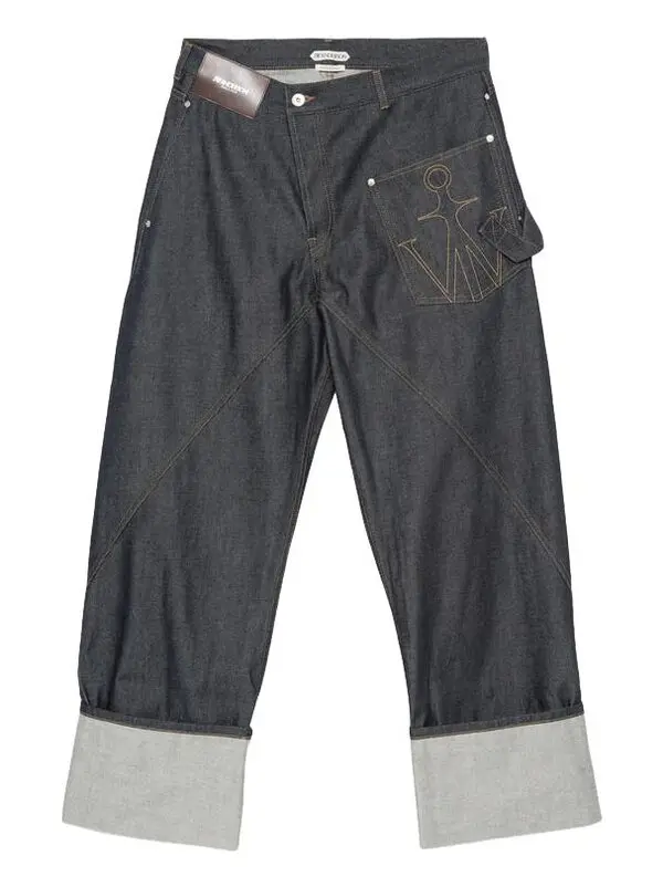 JW Anderson Denim Wide-leg Jeans - Blue