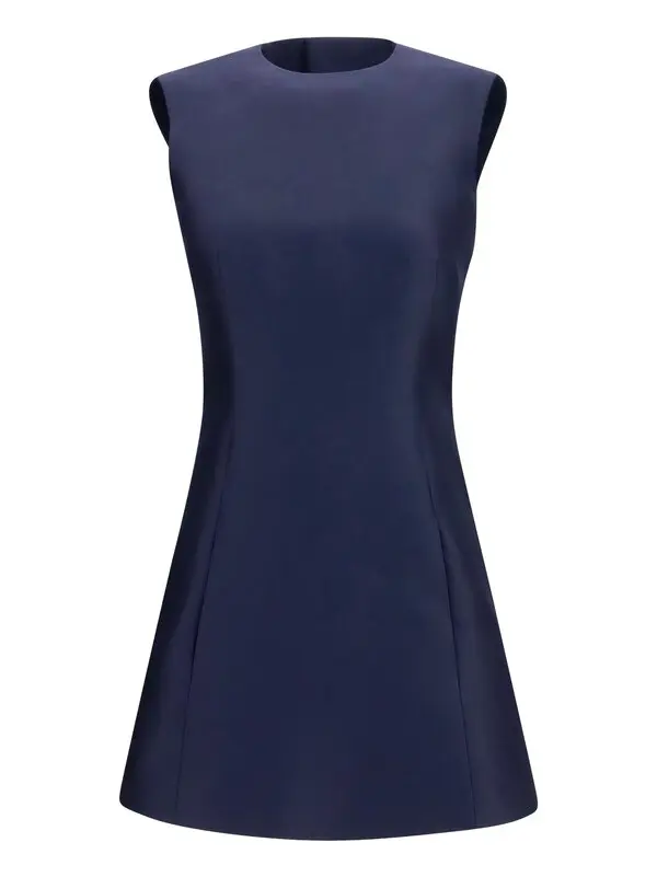 Balenciaga A-line Mini Dress - Blue