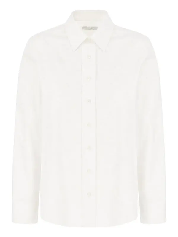 Givenchy Long Sleeve Button Up Shirt - Multicolor