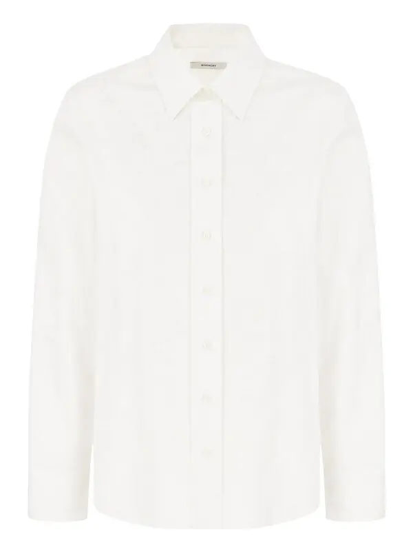Givenchy Long Sleeve Button Up Shirt - Multicolor
