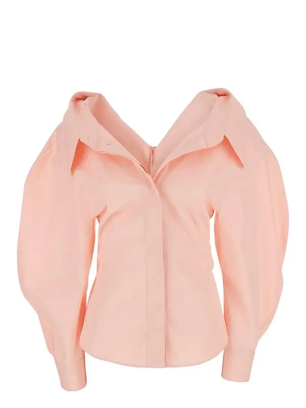 Givenchy Cotton Cut-out Fitted Shirt - Multicolor
