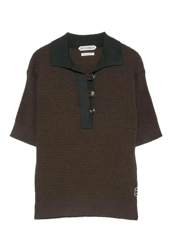 JW Anderson Polo Top - Green