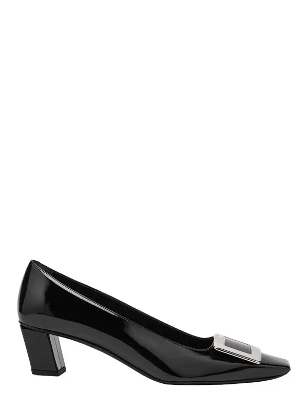 ROGER VIVIER Belle Vivier Patent Leather Decolletes - Black