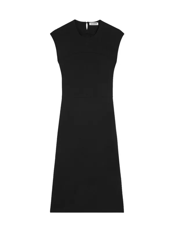JIL SANDER Lightweight Jersey Midi Dress - Multicolor