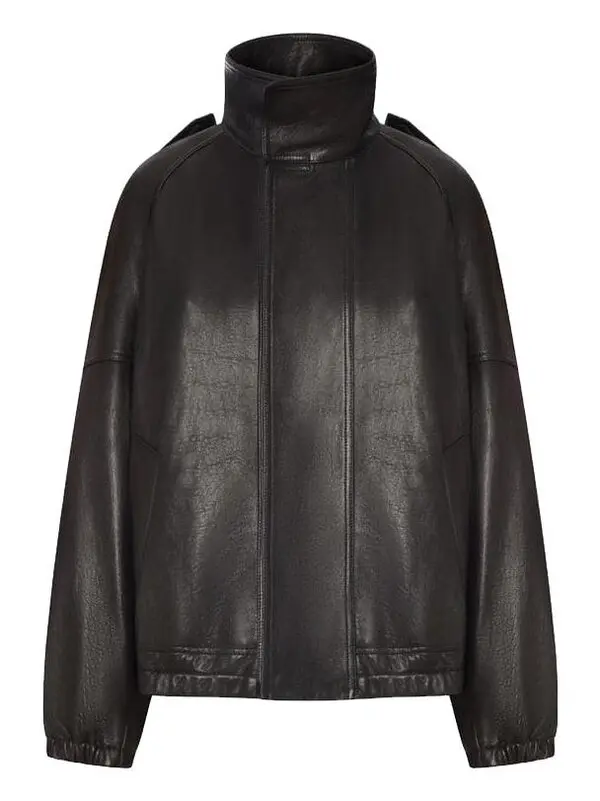 Saint Laurent Jackets Leather Jackets - Black