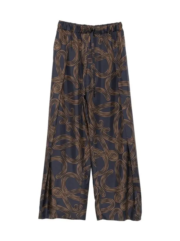 Loewe Paula's Ibiza Printed Silk Trousers - Multicolor