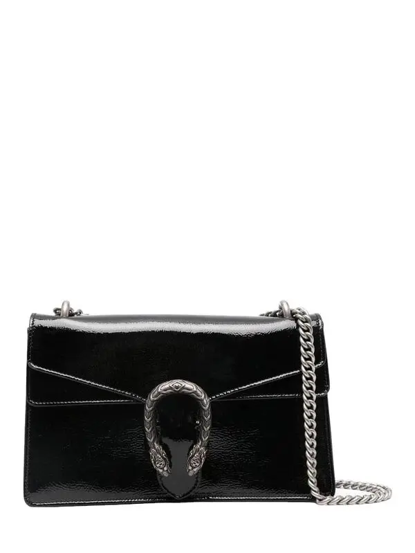 Gucci Calf Leather Shoulder Bag - Black