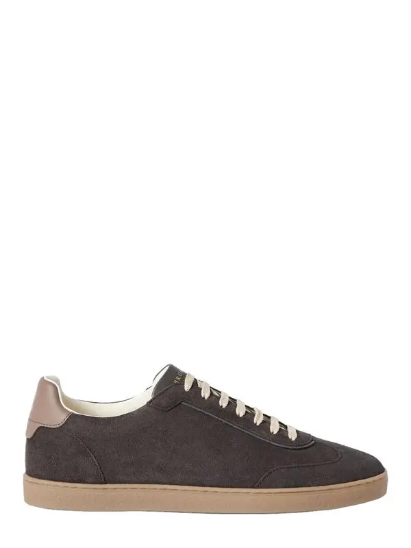 Brunello Cucinelli Suede Leather Sneakers - Multicolor