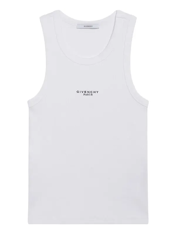 Givenchy Slim-fit Logo Tank Top - White