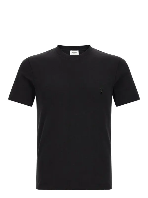 Saint Laurent Cassandre' T-shirt - Black