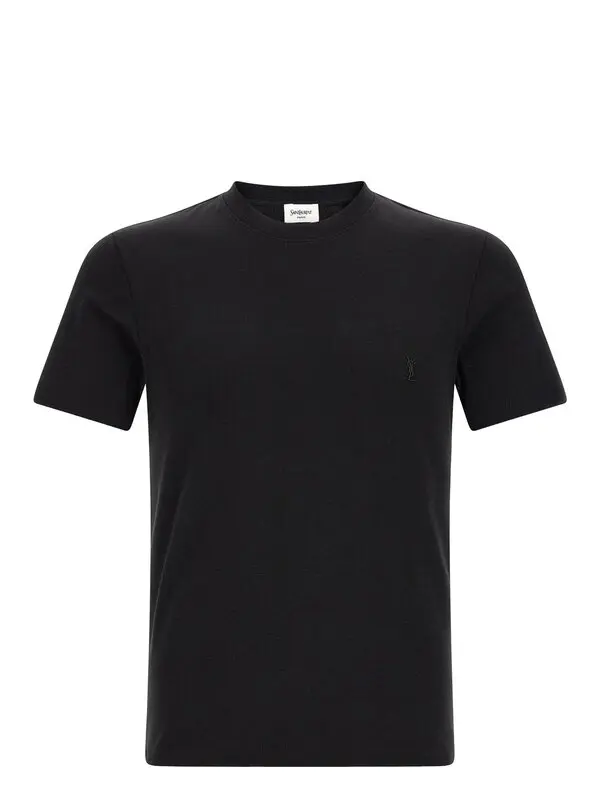 Saint Laurent Cassandre' T-shirt - Black