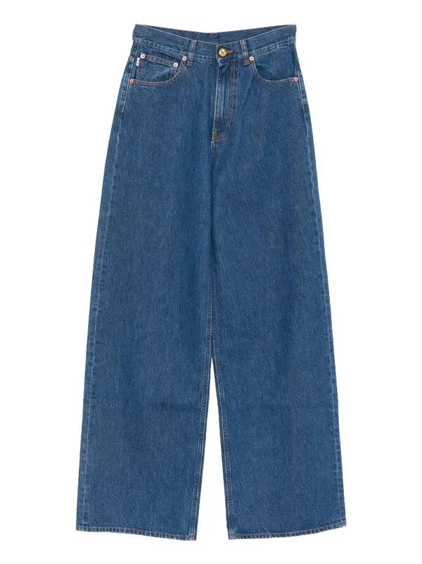 BLAZÉ MILANO Denim Wide-leg Jeans - Blue