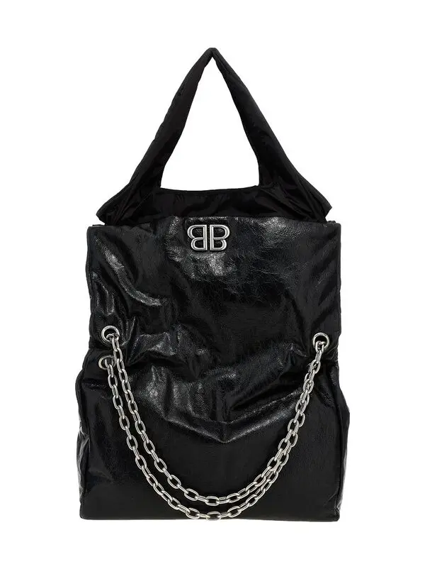 Balenciaga Calf Leather Tote Bag - Black