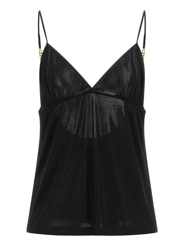 Saint Laurent Cassandre Chain Top - Black