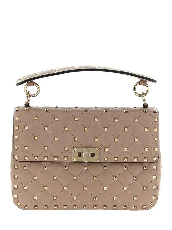 Valentino Garavani Rockstud Spike Shoulder Bag - Pink