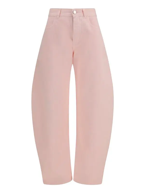 Alaïa Barrel Jeans - Pink