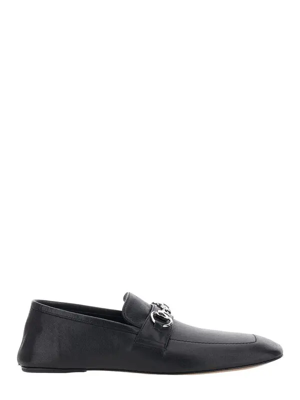 Gucci Ragazzo Square Toe Horsebit Loafers - Multicolor