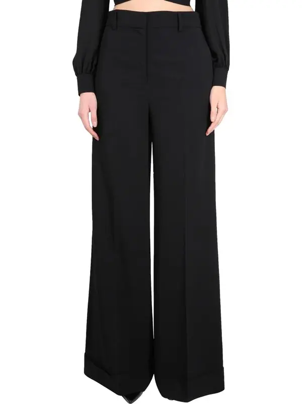 Moschino High Waist Pants - Black