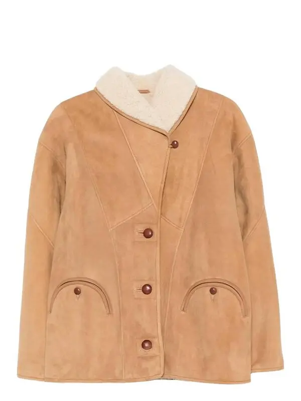 BLAZÉ MILANO Jackets Faux Fur & Shearling Jackets - Brown