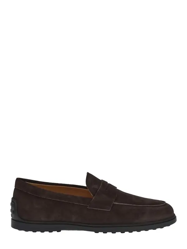 TOD'S Suede Loafers - Brown