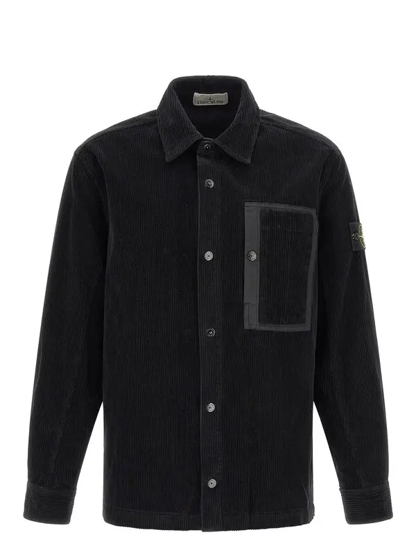 Stone Island 1200016' Overshirt - Black