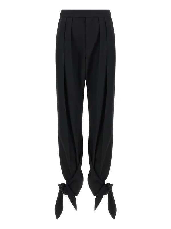 Chloé Knot Trousers - Black