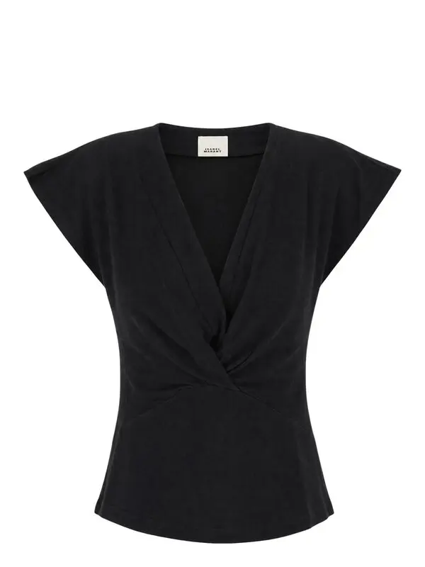 Isabel Marant Étoile V-neck Fitted Top - Multicolor