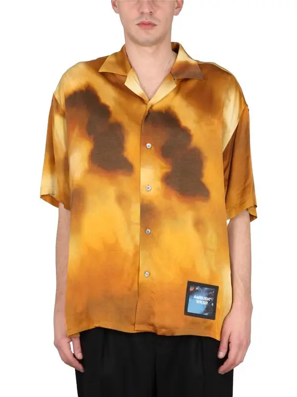 AMBUSH Shirt With Logo Patch - Yellow