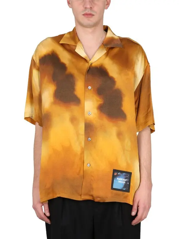 AMBUSH Shirt With Logo Patch - Yellow