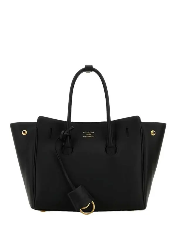Balenciaga Calf Leather Tote Bag - Black