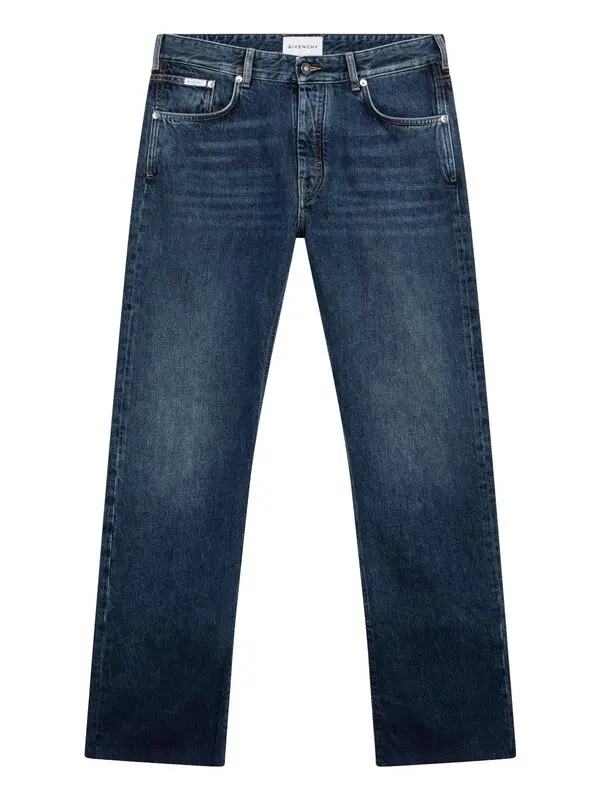 Givenchy Washed Denim Jeans - Blue