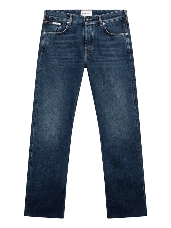 Givenchy Washed Denim Jeans - Blue