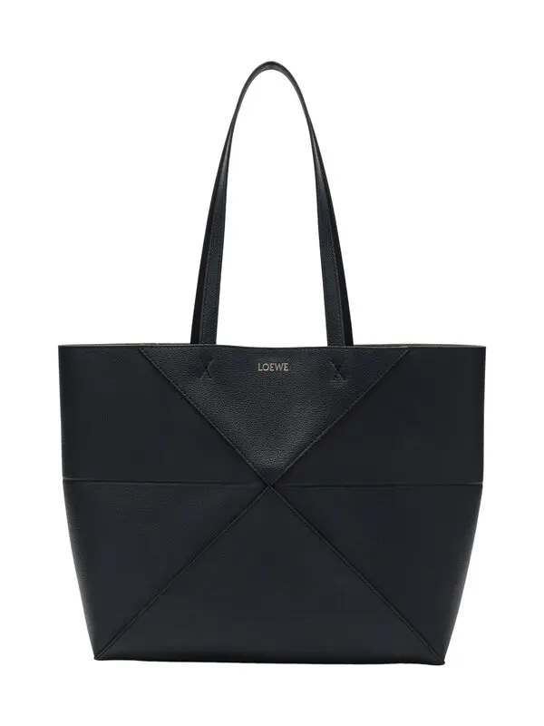 Loewe Puzzle Fold Tote Bag - Blue