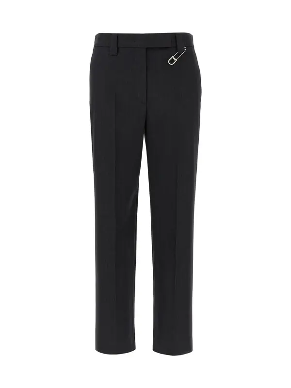 Prada Brooch Pants - Gray