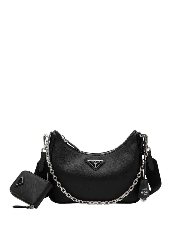 Prada Re-edition 2005 Leather Bag - Black