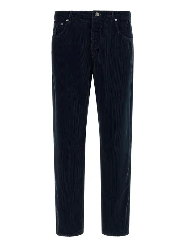 Brunello Cucinelli Corduroy Pants - Blue