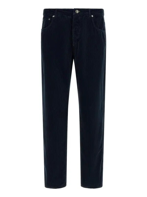 Brunello Cucinelli Corduroy Pants - Blue