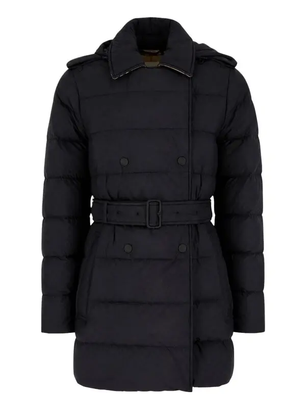 Burberry Quilted Belted Jacket - Multicolor