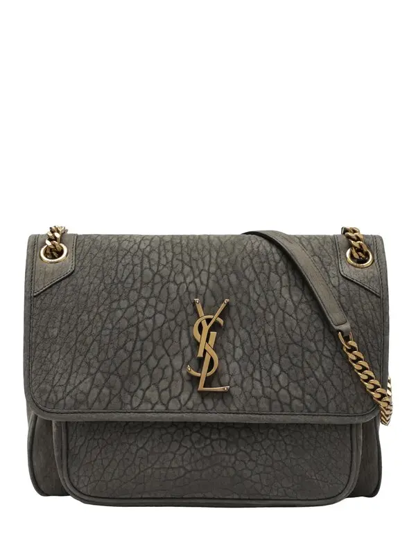 Saint Laurent Niki Crossbody Bag - Gray