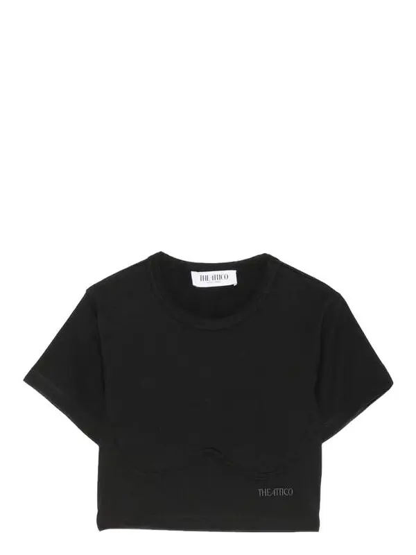 Attico Tops T-shirts & Jerseys - Black