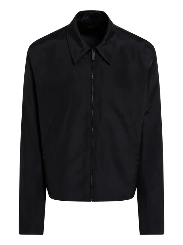 Gucci Cotton And Acetate Faille Zip Jacket - Black