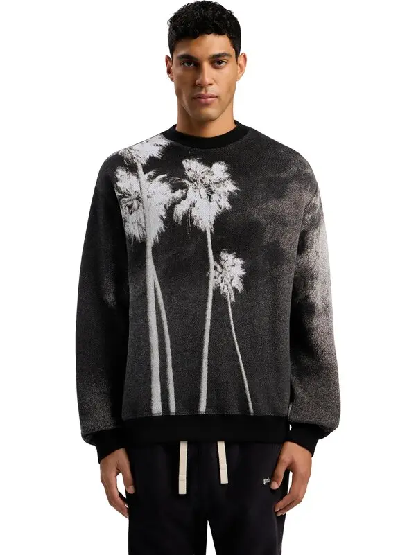 Palm Angels Decoding Palm Culture Sweater - Black