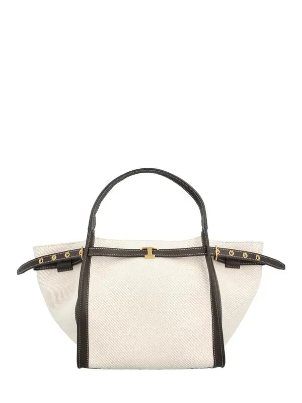 TOD'S Neutrals Tote Bags - Cream