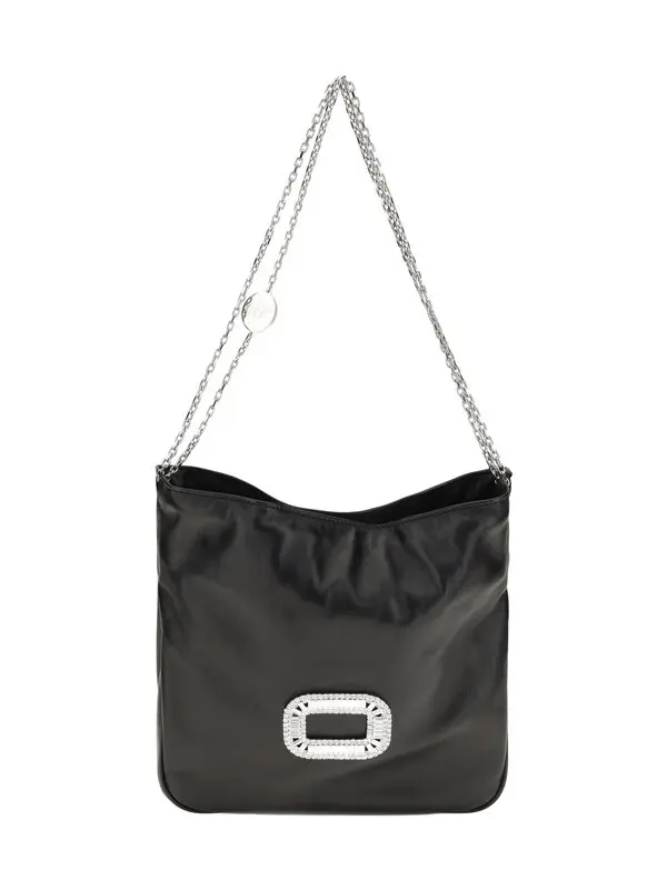 ROGER VIVIER Pilgrim Mini Handbag - Black