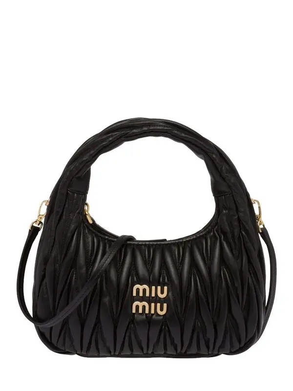 Miu Miu Wander Small Leather Hobo Bag - Multicolor